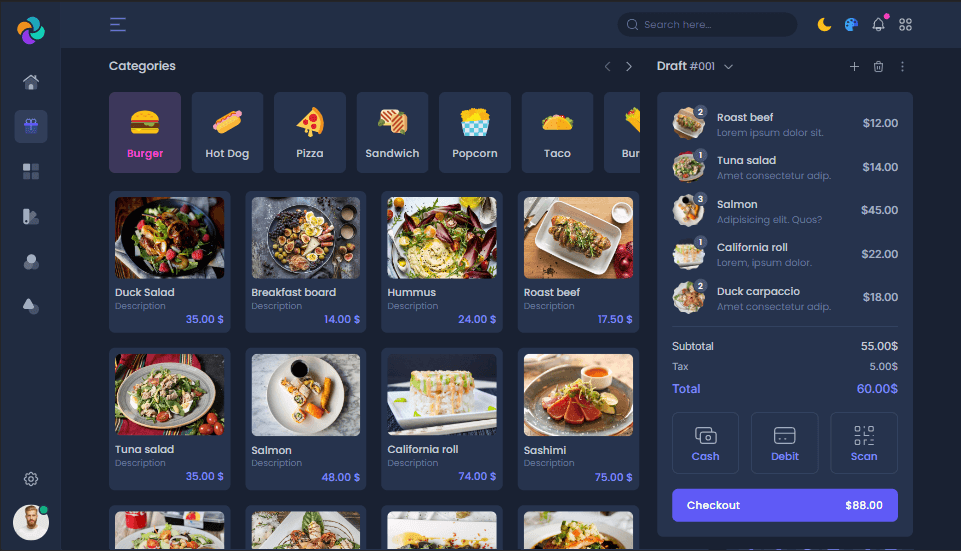 Lineone - Tailwind CSS Admin and Webapp UI Kit